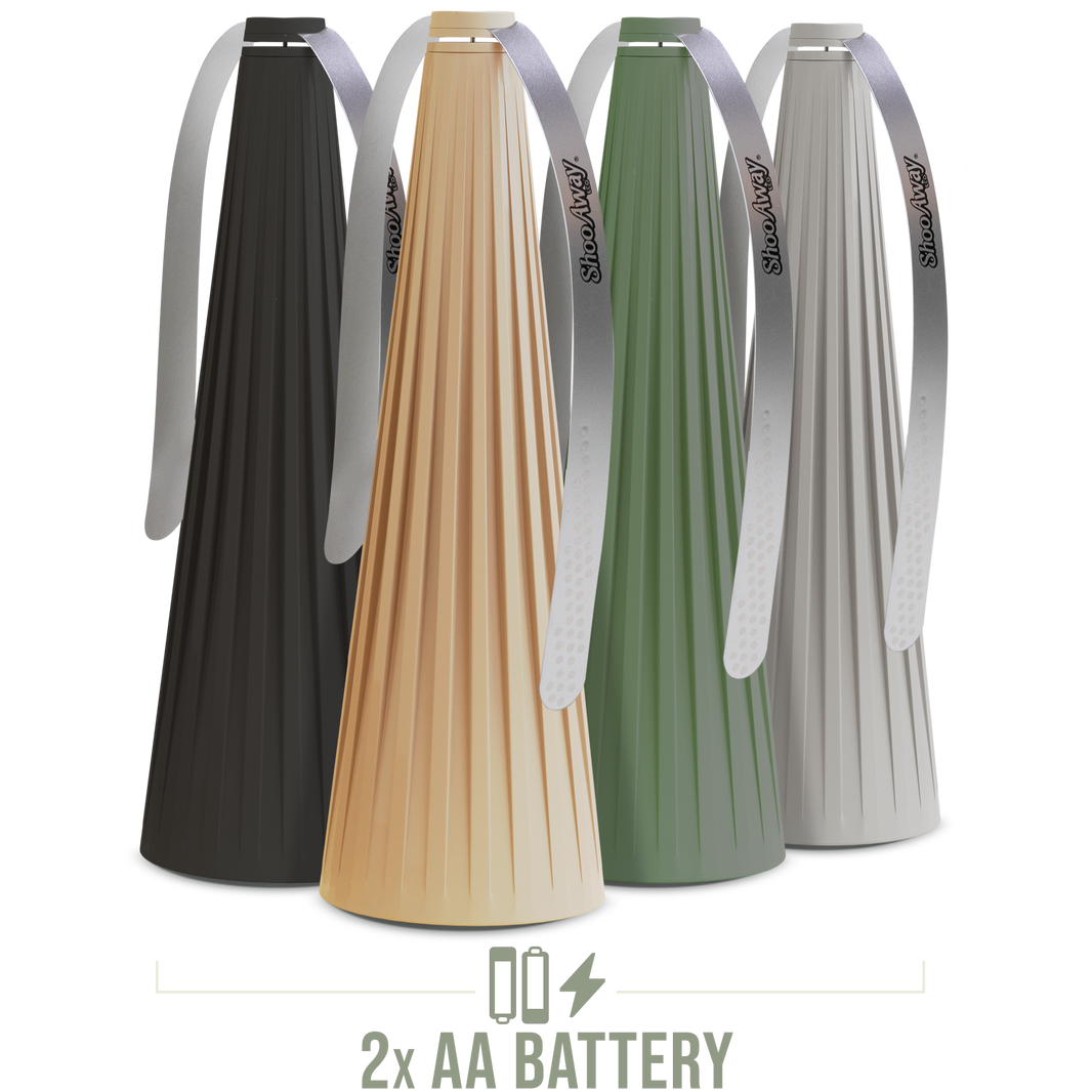Shoo Away Bamboo Eco Friendly Rechargeable Portable Fly Repellent Fan ...